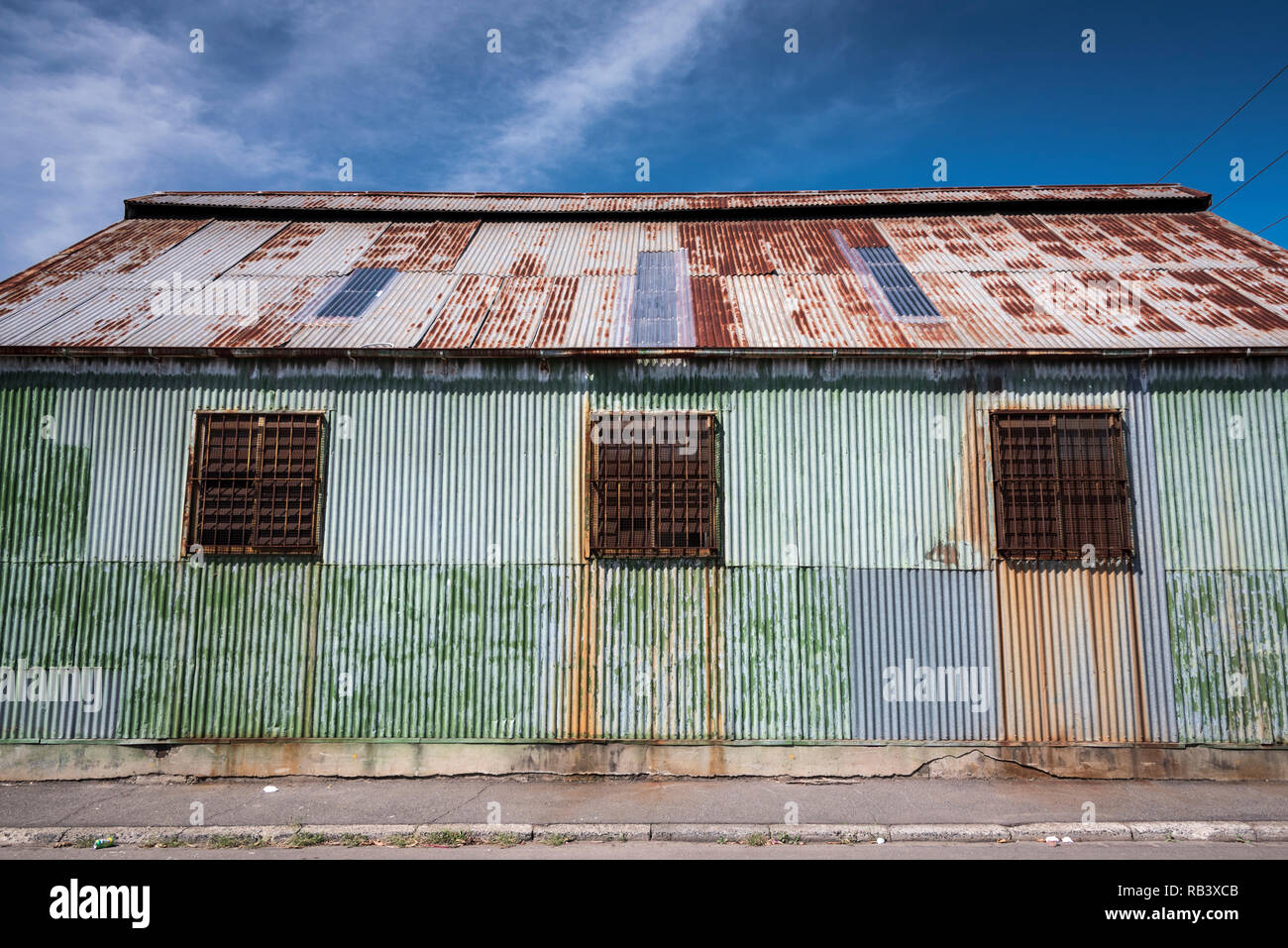 Rusted Corrugated Steel Stock Photos & Rusted Corrugated Steel Stock ...