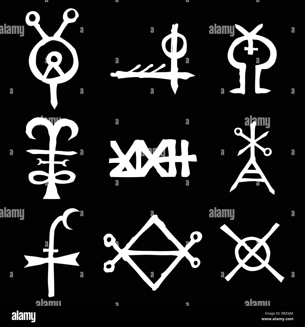 Medieval alchemical book Stock Vector Images - Alamy