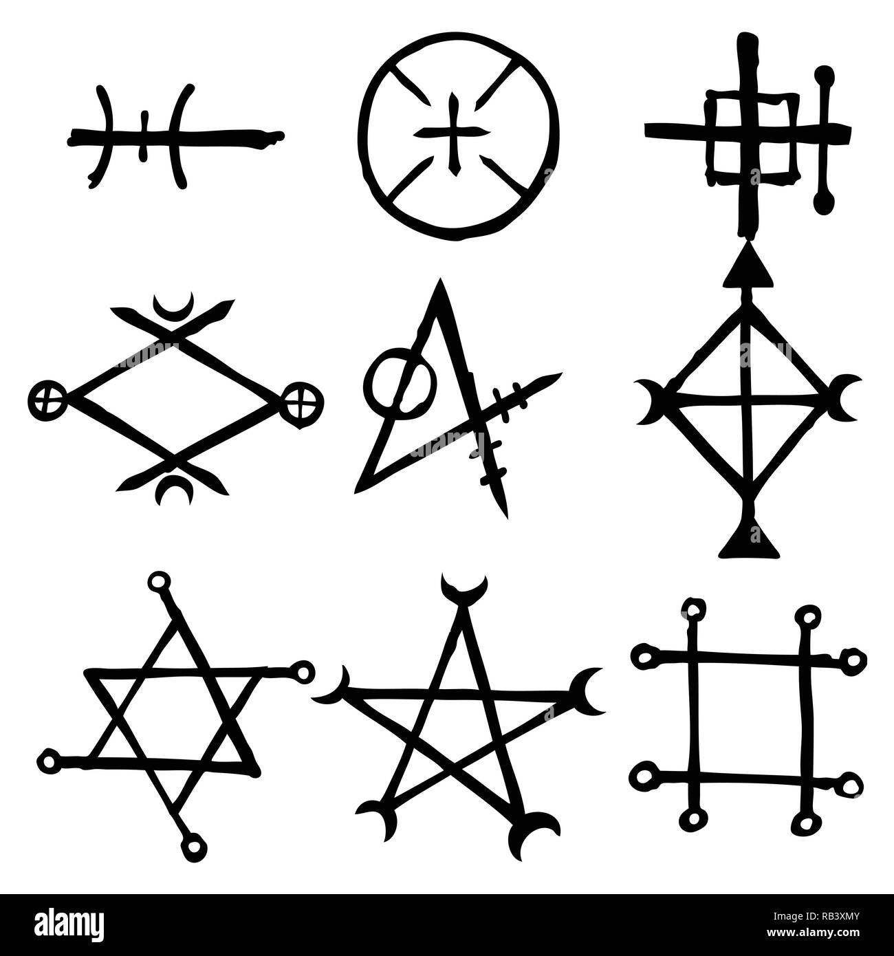 Esoteric symbol hi-res stock photography and images - Alamy