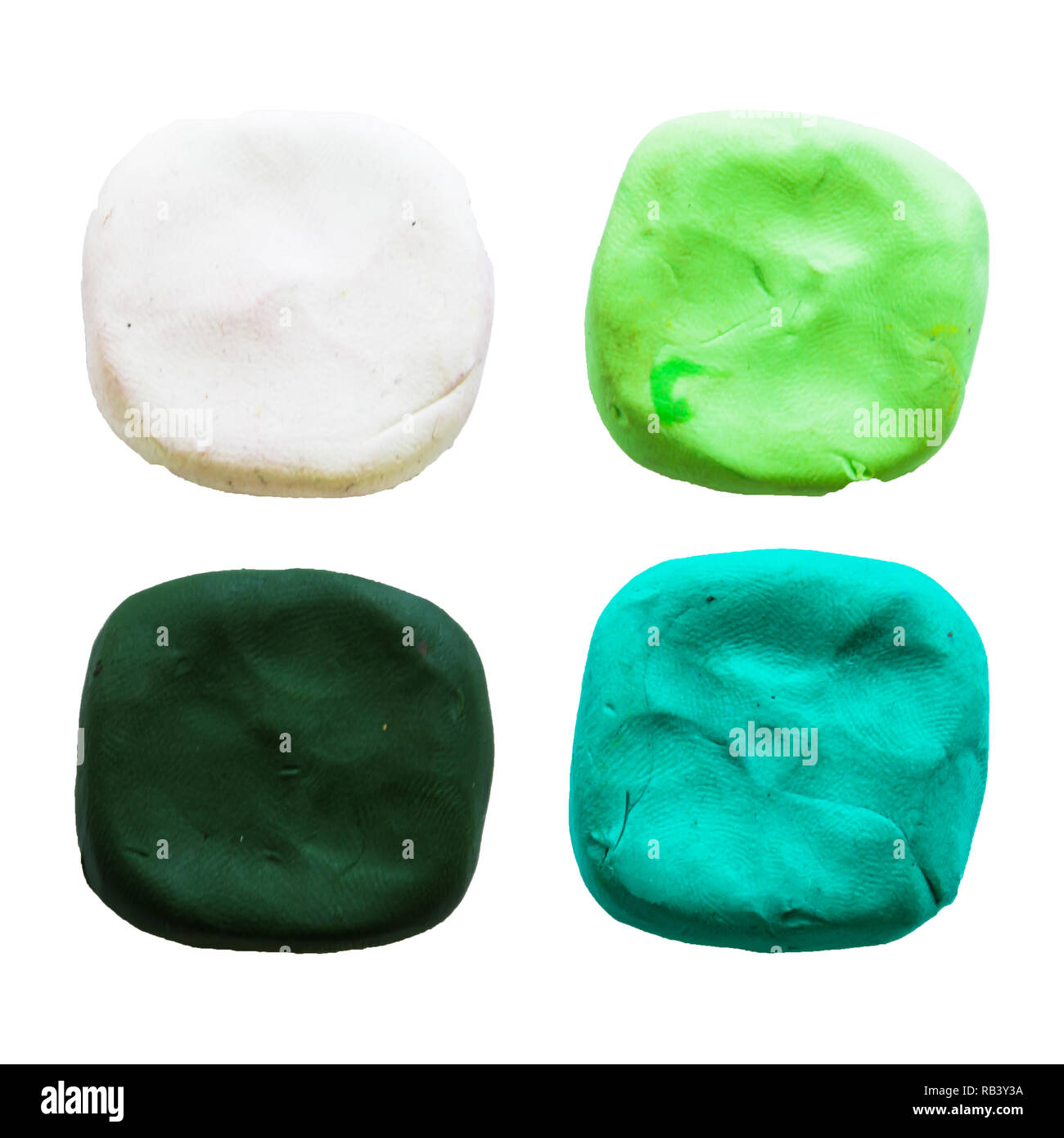 square ,modelling clay of different colors Stock Photo - Alamy