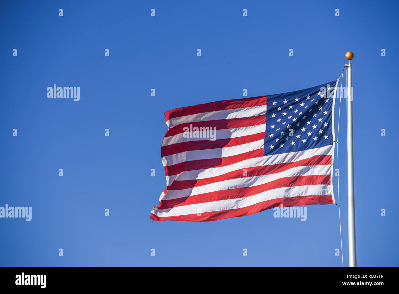 Extended flag pole hi-res stock photography and images - Alamy