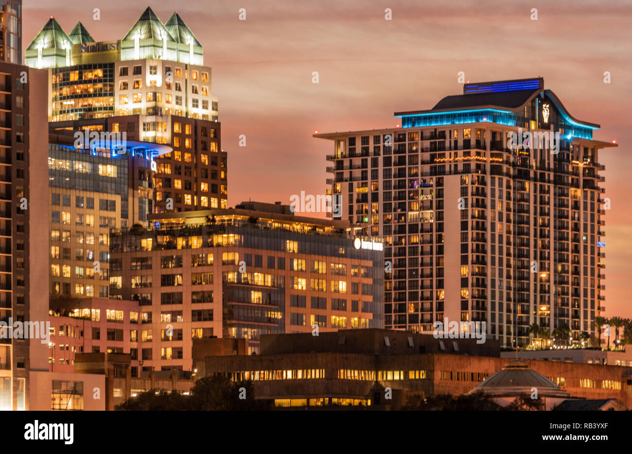 Orlando florida skyline hi-res stock photography and images - Alamy