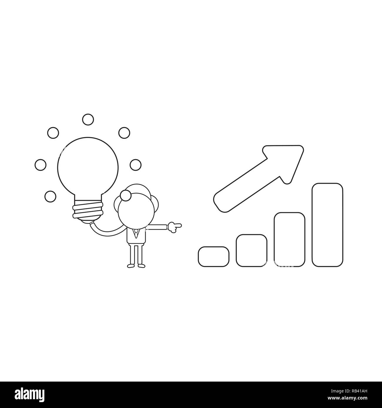 Animated Clipart Lighted Graph