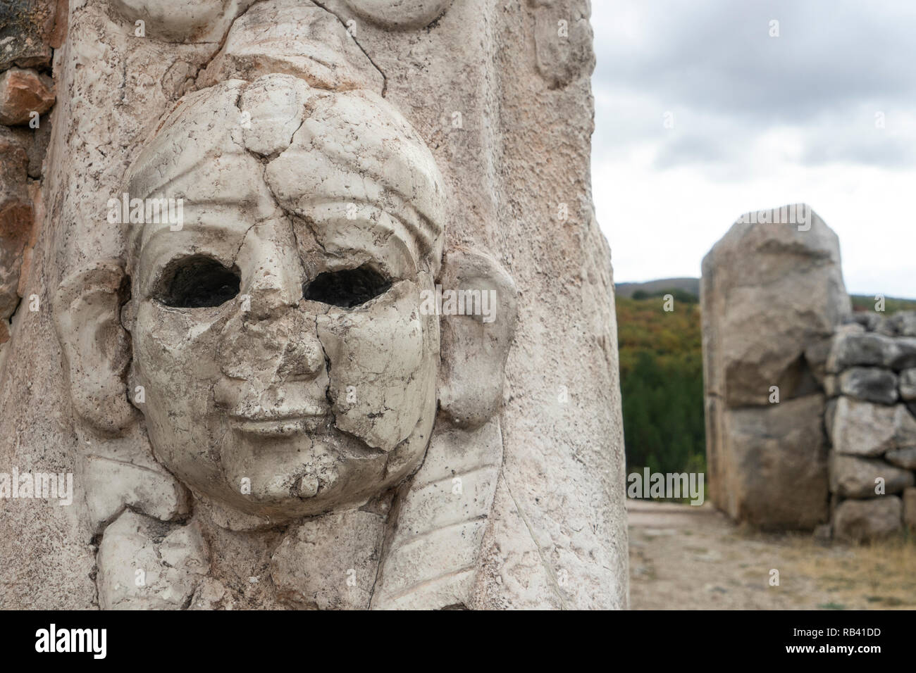 Sphinx Gate at Hattusa which was admitted to UNESCO World Heritage List ...