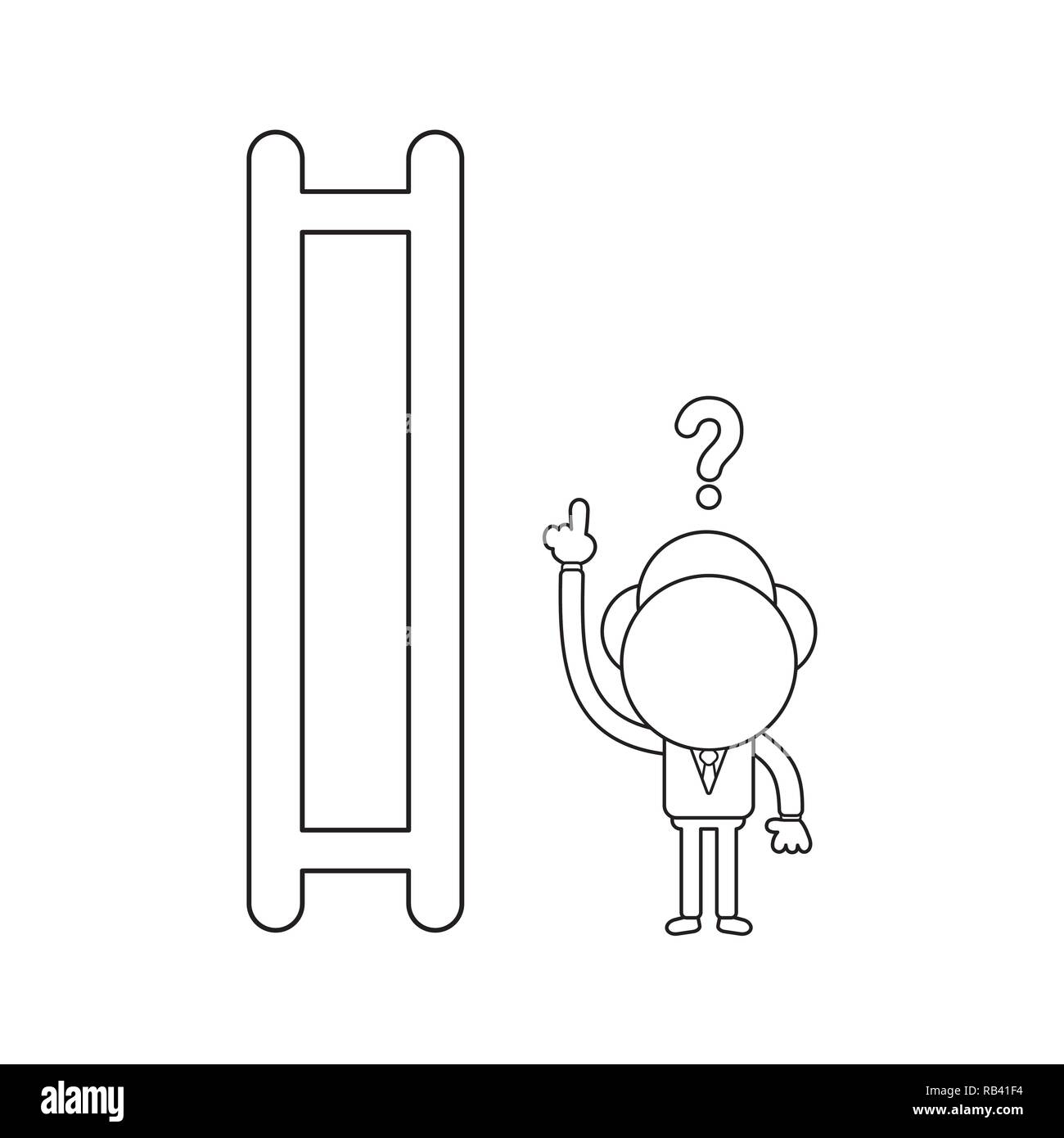 Man steps stairs top Stock Vector Images - Alamy