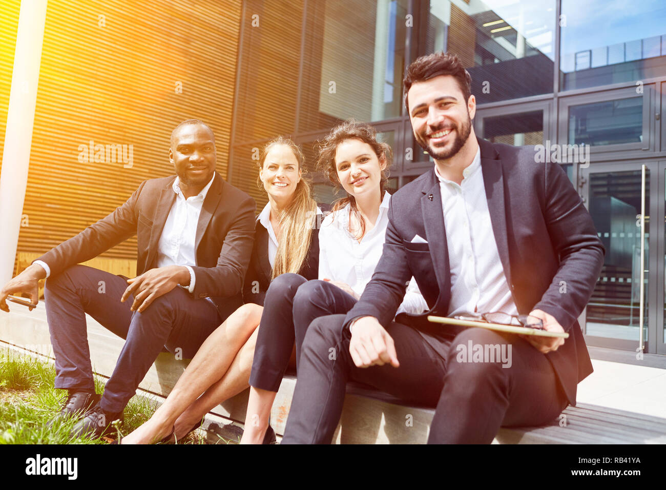 Group people sits in office hi-res stock photography and images - Alamy
