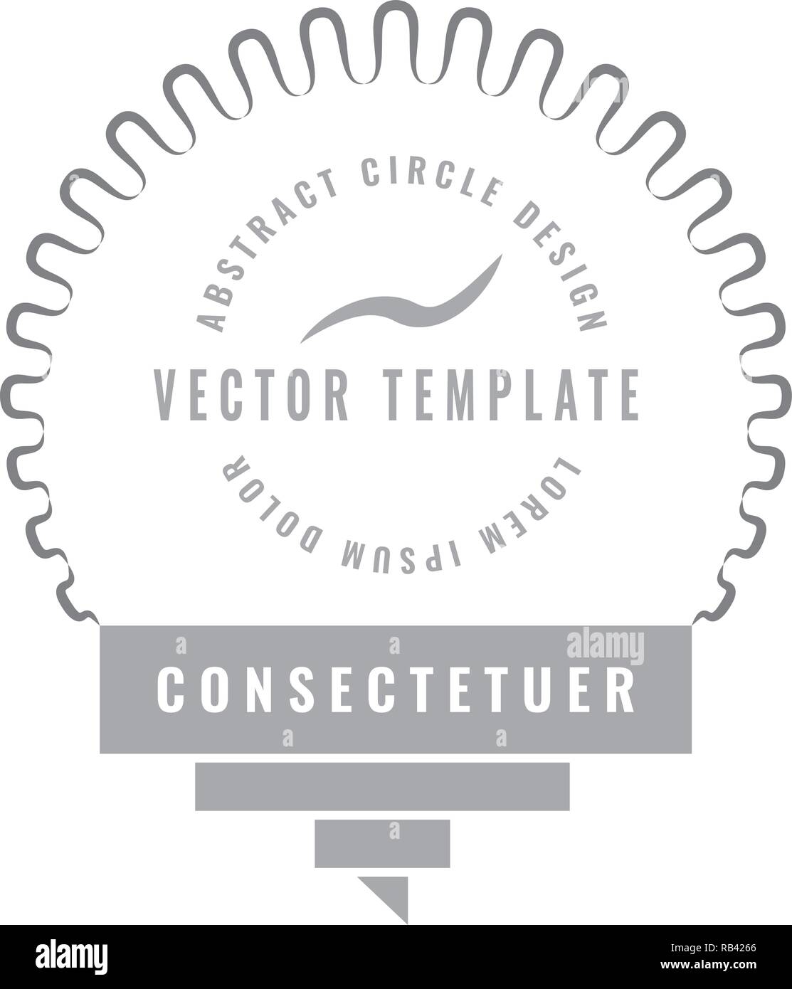 Circular frame decorative ribbon hi-res stock photography and images ...