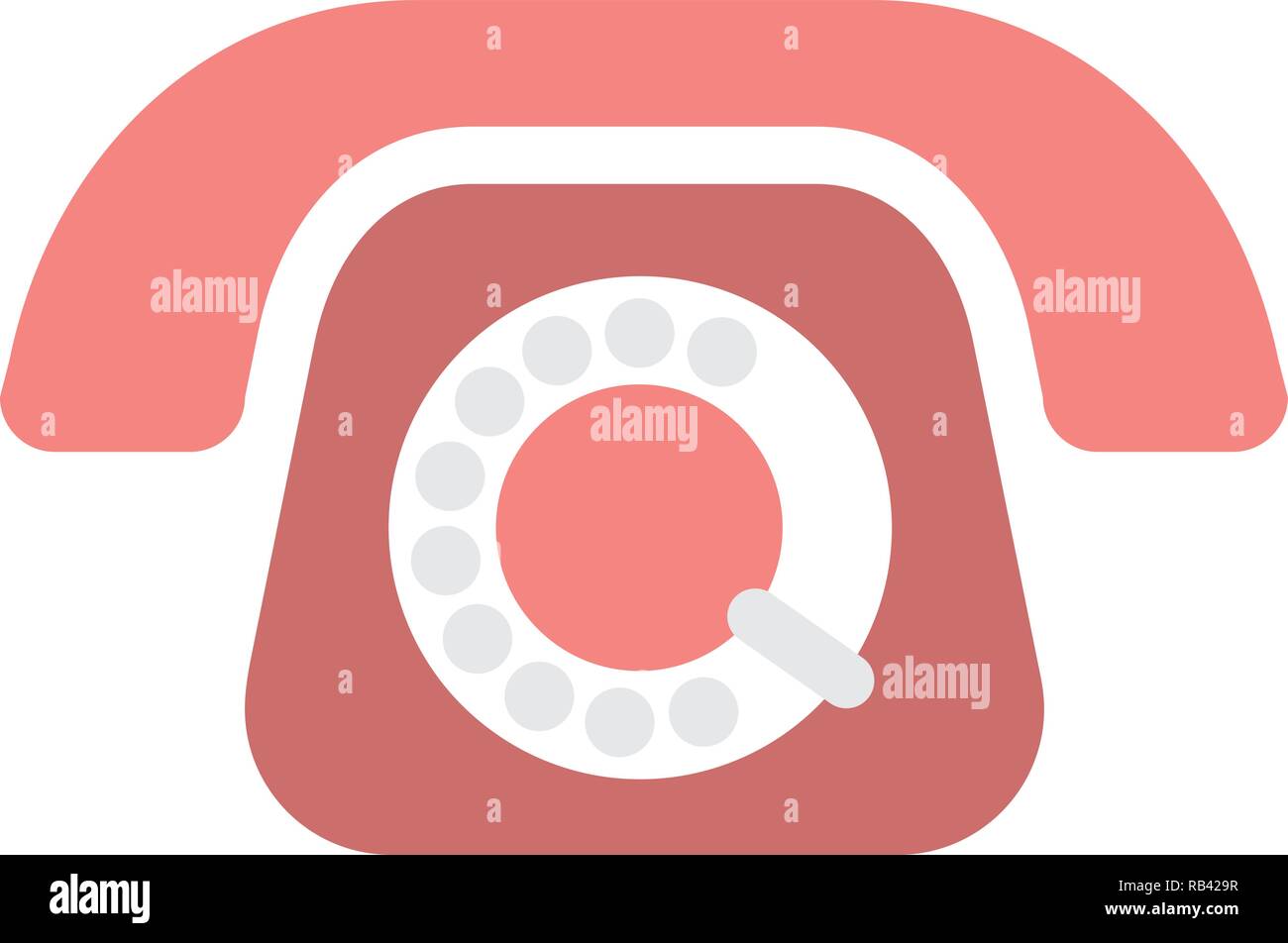 Rotary phone icon hi-res stock photography and images - Alamy
