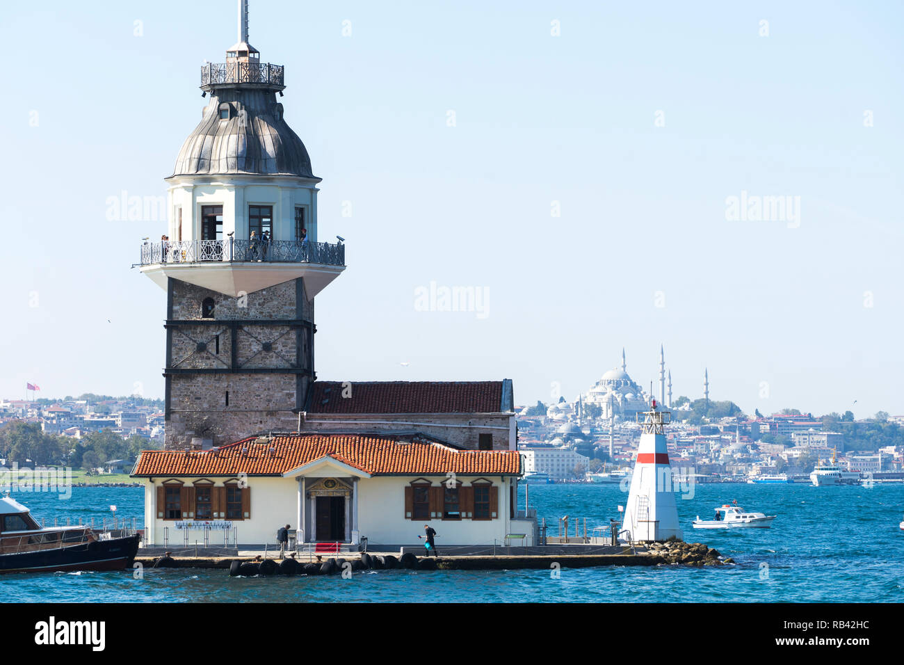 The Maiden tower is stunning in the middle of the Asia and Europe and ...