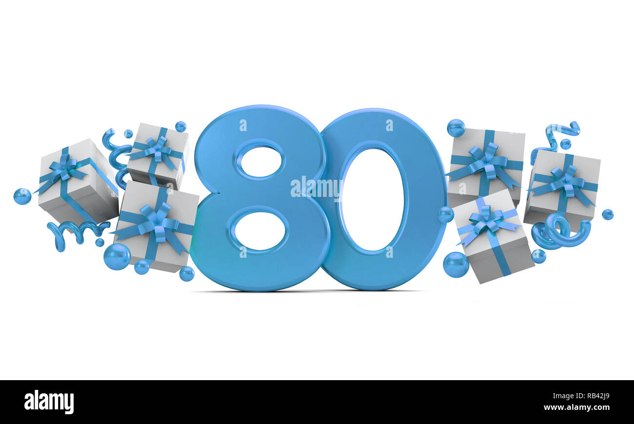 80th birthday party Cut Out Stock Images & Pictures - Alamy