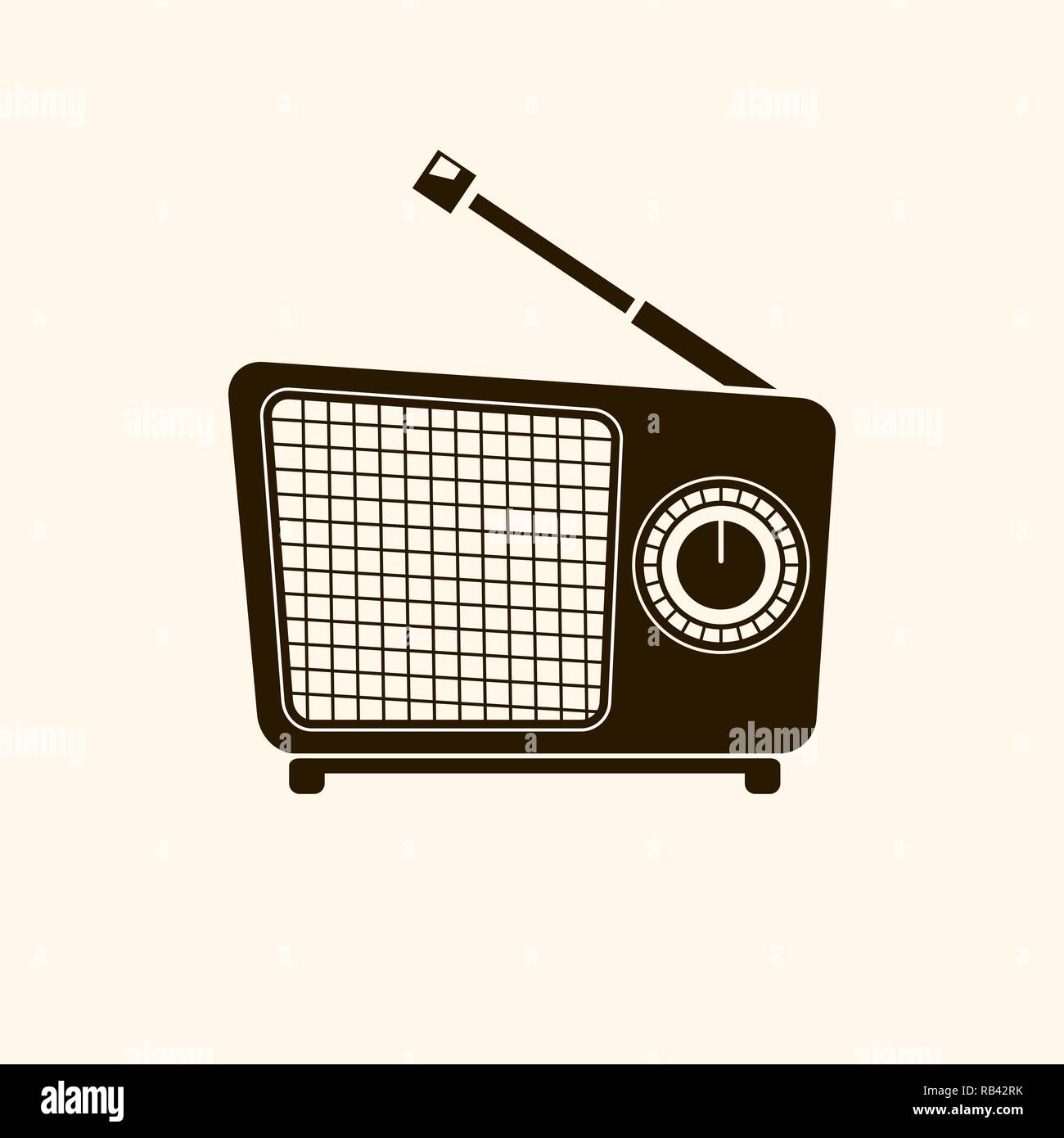 Radio illustration hi-res stock photography and images - Alamy