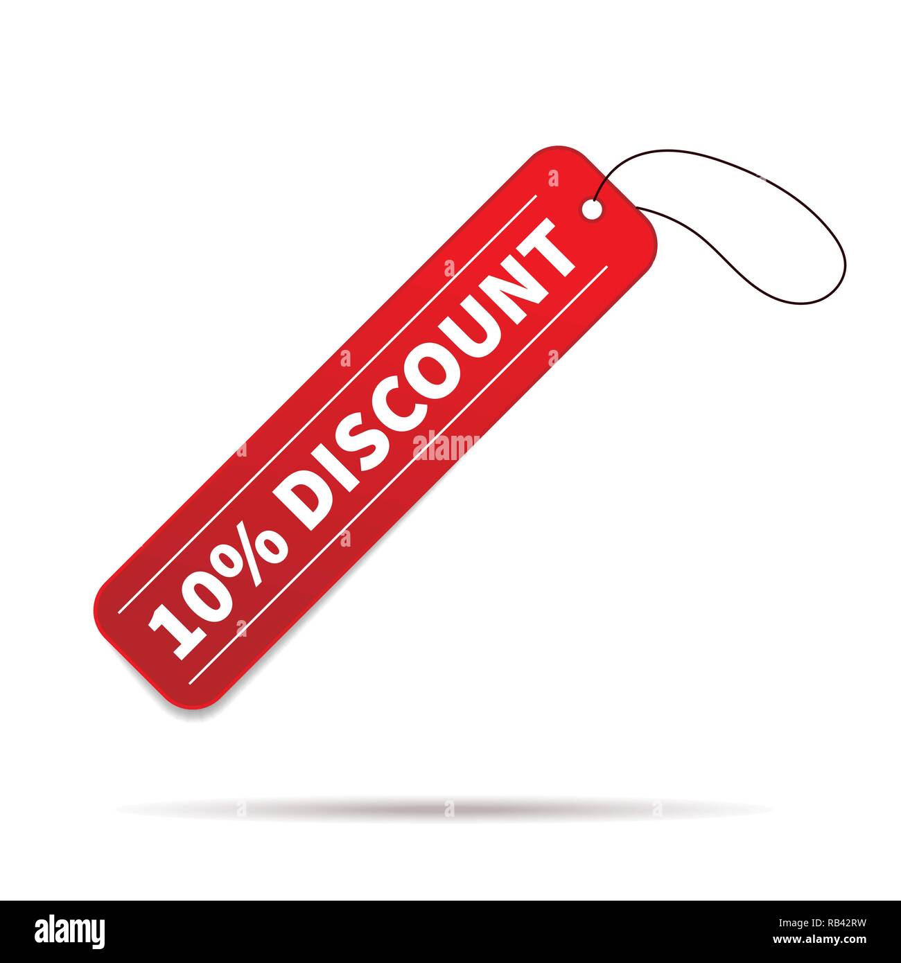 10 percent off paper Stock Vector Images - Alamy