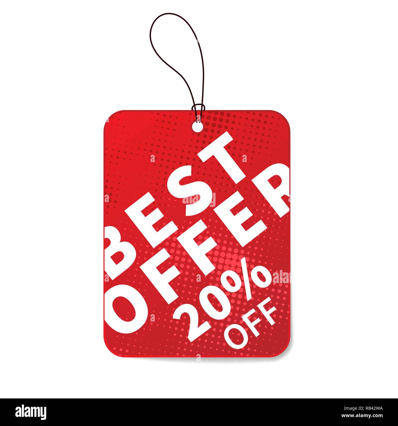 Blank price label on Stock Vector Images - Alamy