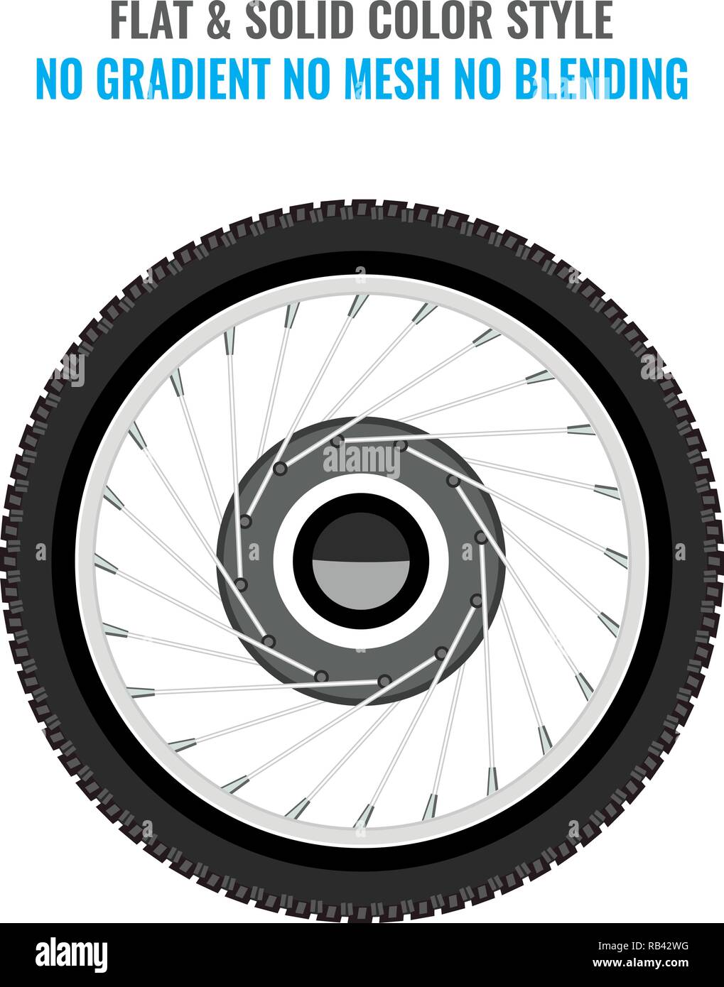 Tire icon with flat and solid color style. Vector illustration Stock ...