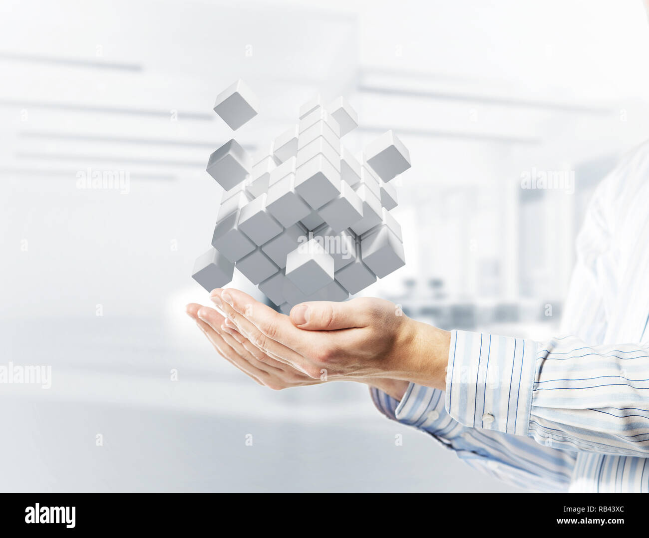 Concept of technology integration and innovation presented by cu Stock ...