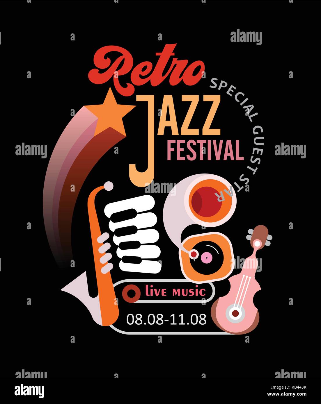Vintage Jazz Music Poster
