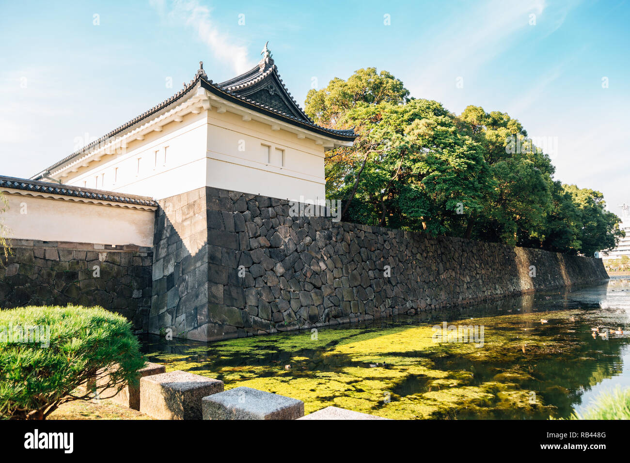 Imperial palace historical architecture in Tokyo, Japan Stock Photo - Alamy