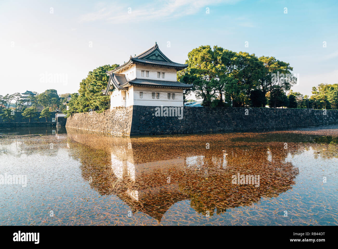 Imperial palace historical architecture in Tokyo, Japan Stock Photo - Alamy