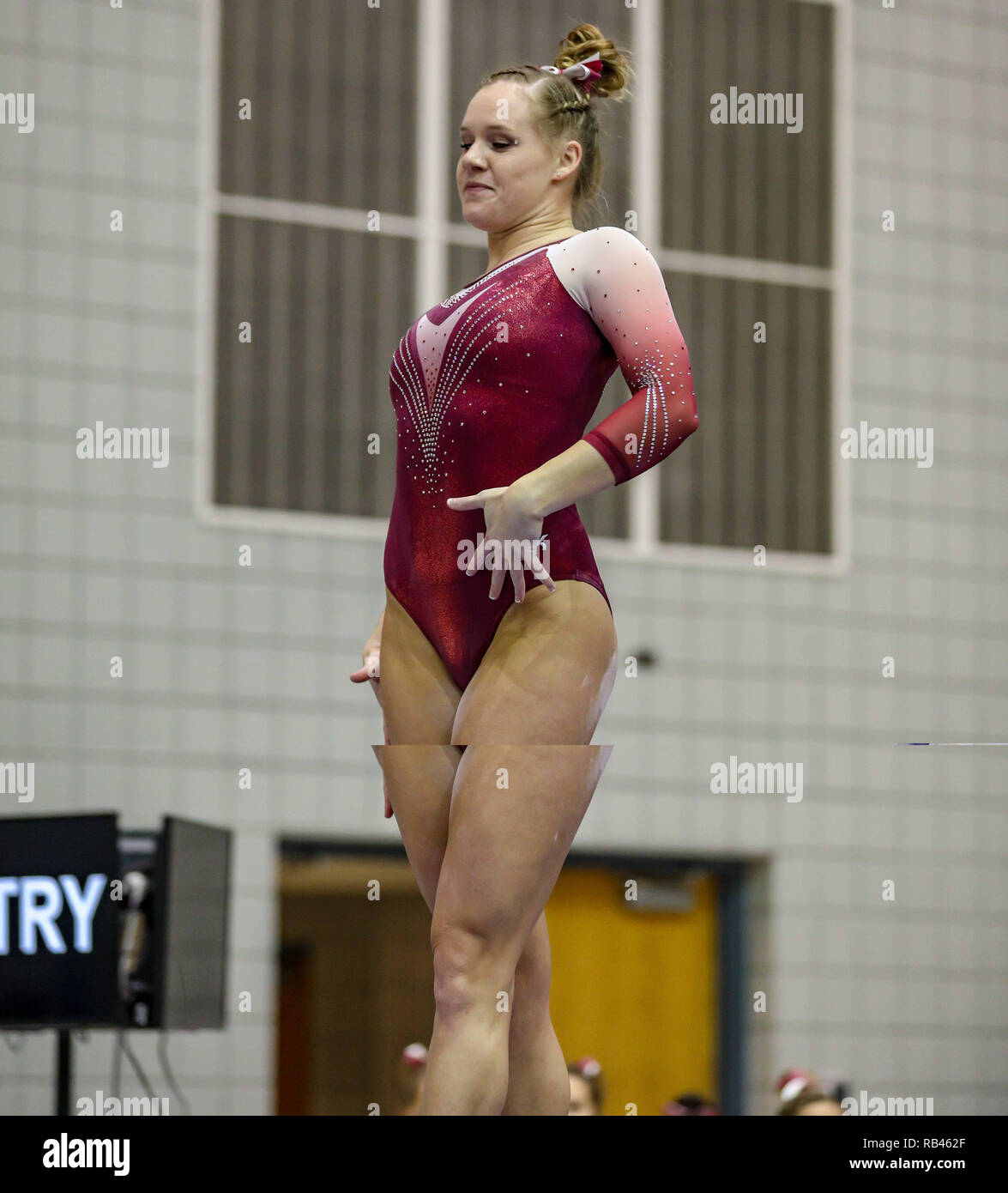 Denton TX, USA. 5th Jan, 2019. TWU's Megan Gentry performs on the ...