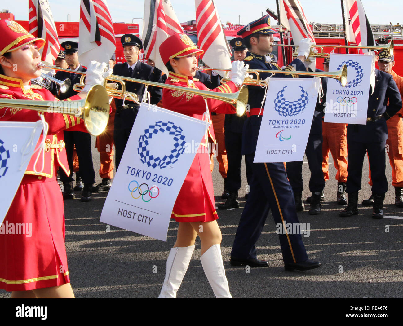 Tokyo fire department band hi-res stock photography and images - Alamy