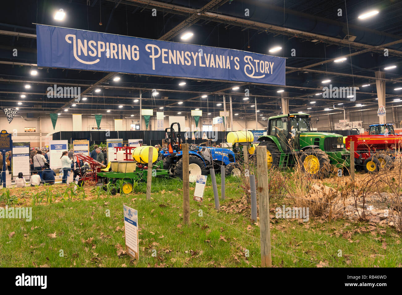 Harrisburg, PA, USA. 6th January, 2019: The Farm Show is the largest ...
