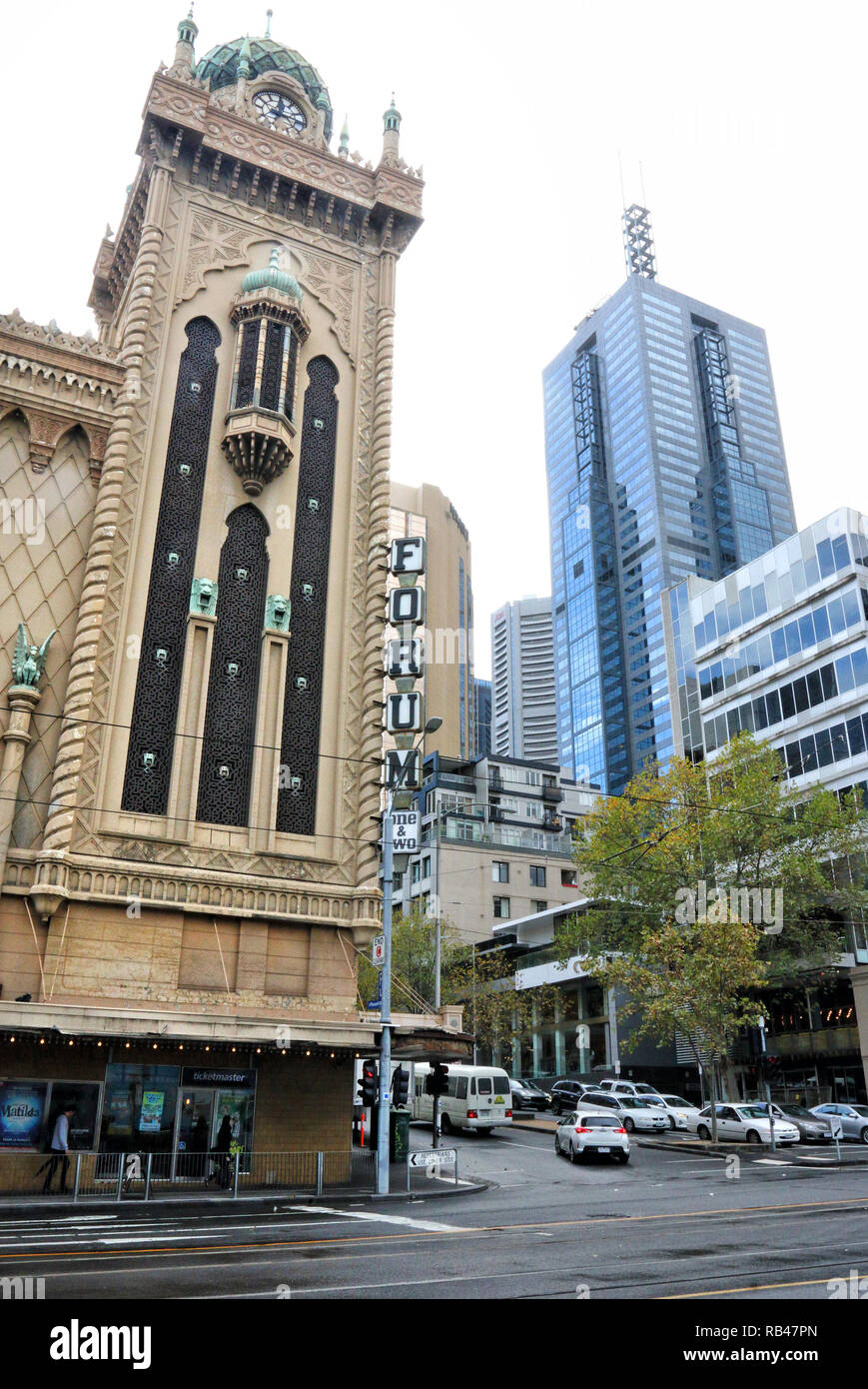 The Forum Theatre seen in Melbourne City centre Stock Photo - Alamy