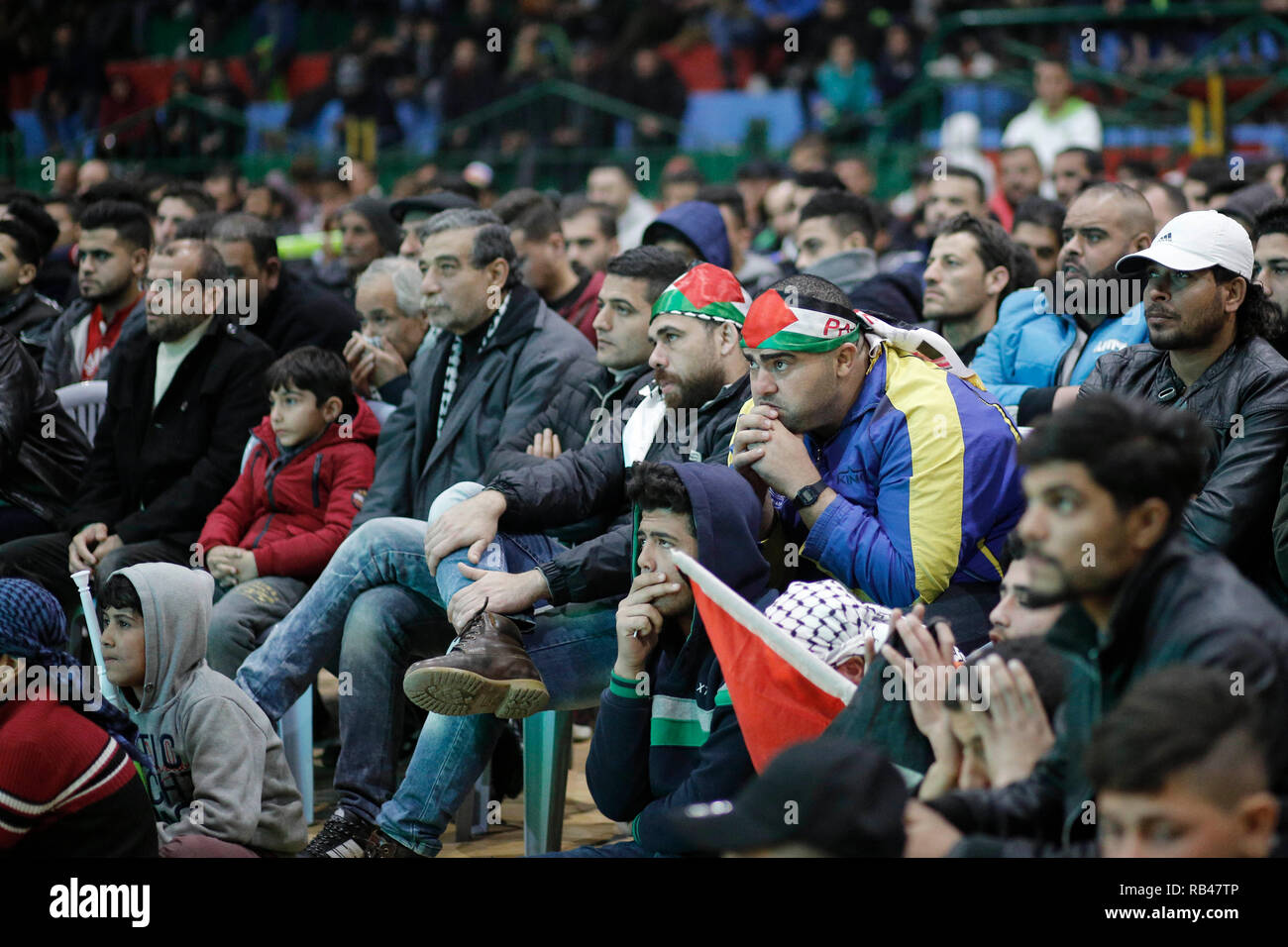 Palestinian football fans hi-res stock photography and images - Alamy