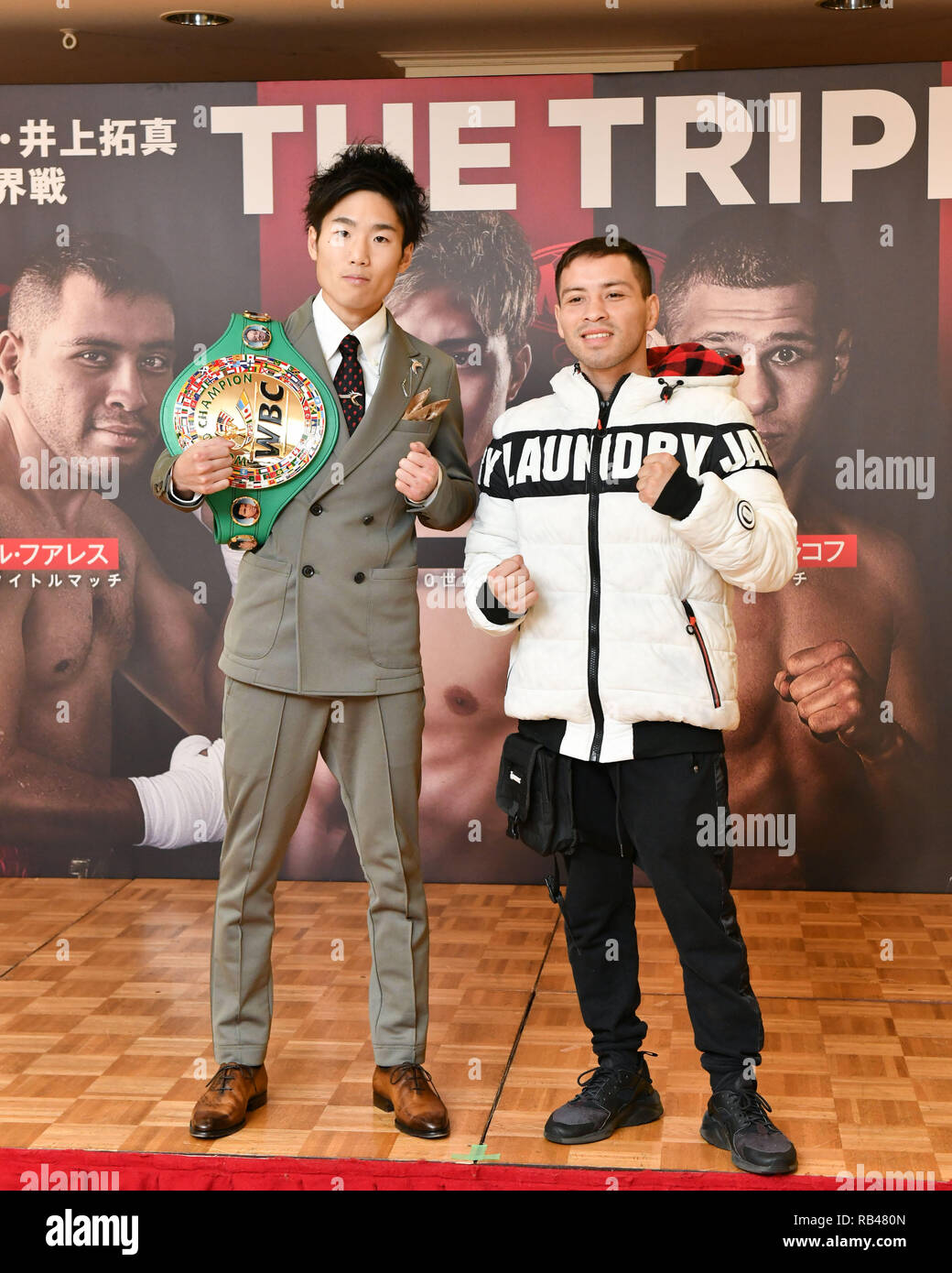 Tokyo, Japan. 28th Dec, 2018. (L-R) Ken Shiro, Saul Juarez Boxing : Ken ...
