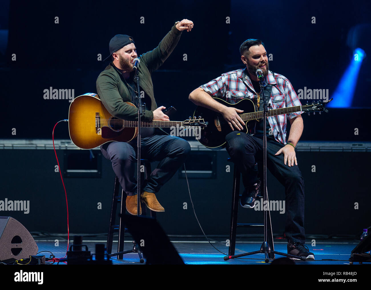 Sacramento, CA, USA. 6th Jan, 2019. Nate Smith and Skip Culton of ...