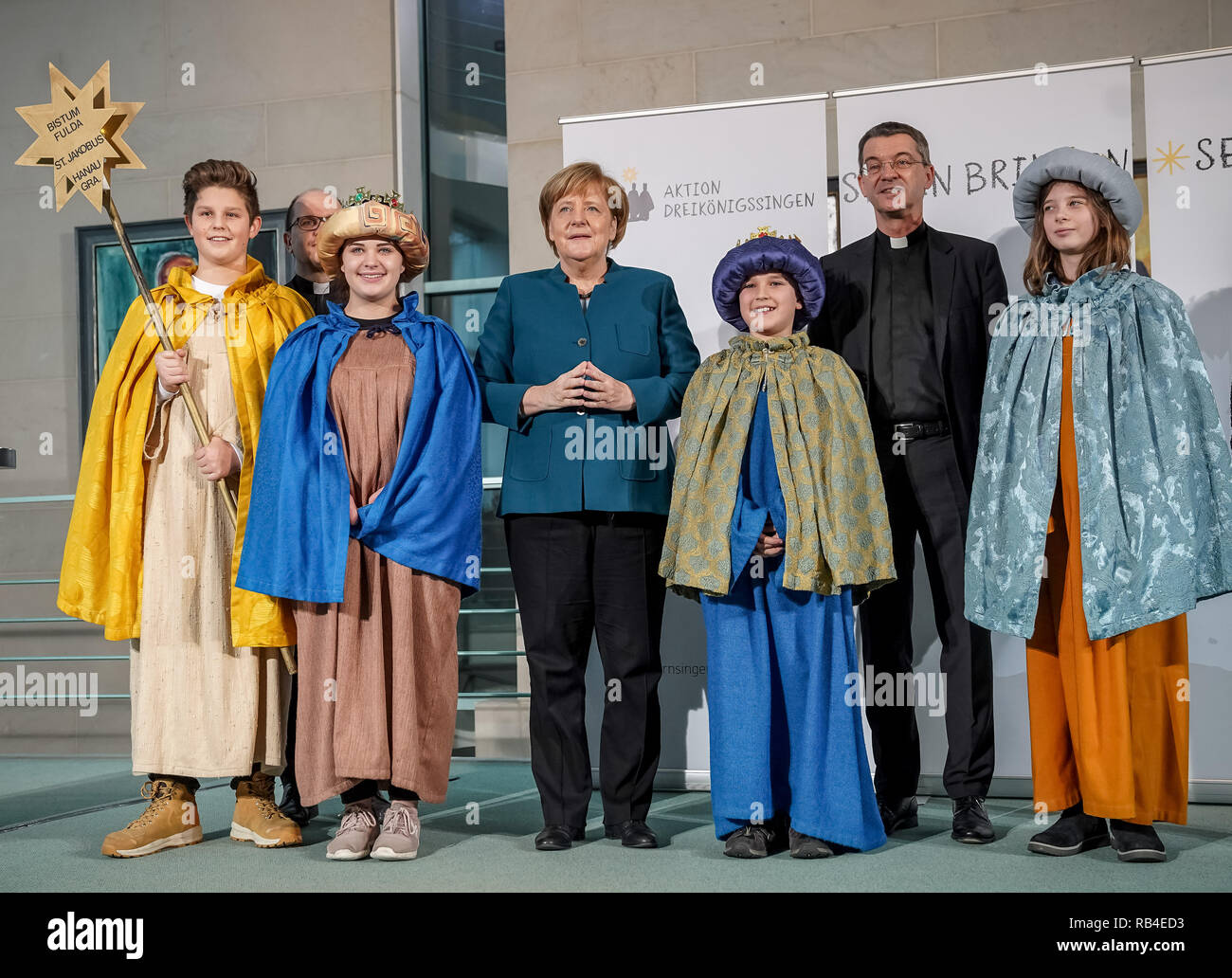 Berlin, Germany. 07th Jan, 2019. Federal Chancellor Angela Merkel (CDU ...