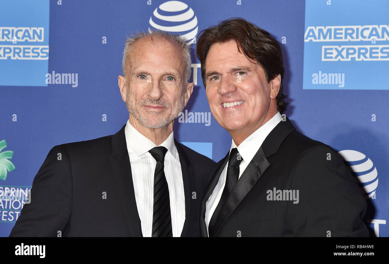 PALM SPRINGS, CA - JANUARY 03: John DeLuca (L) and Rob Marshall attend ...