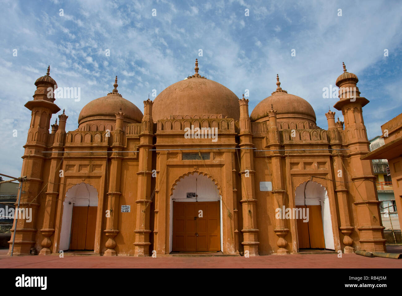 Khan Mohammad Mridha Mosque at Lalbag. Dhaka, Bangladesh Stock Photo ...