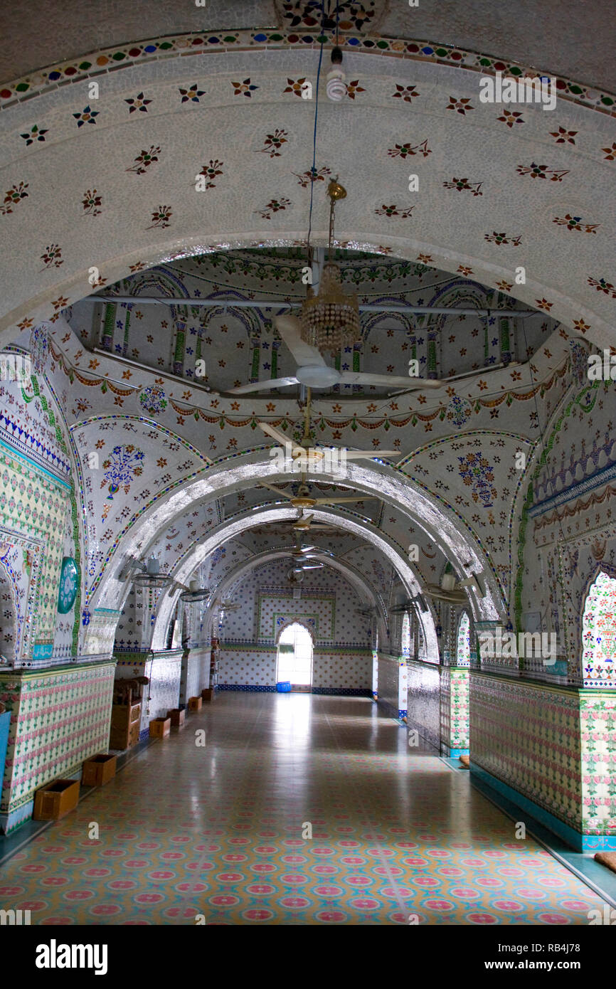 Inside view of the Star Mosque, locally known as Tara Masjid. The ...