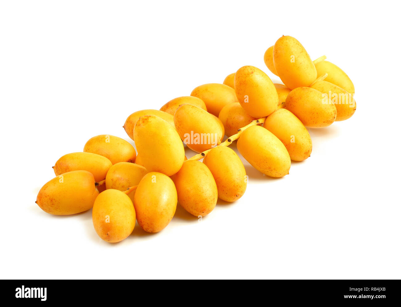 fresh date fruit isolated on white Stock Photo - Alamy