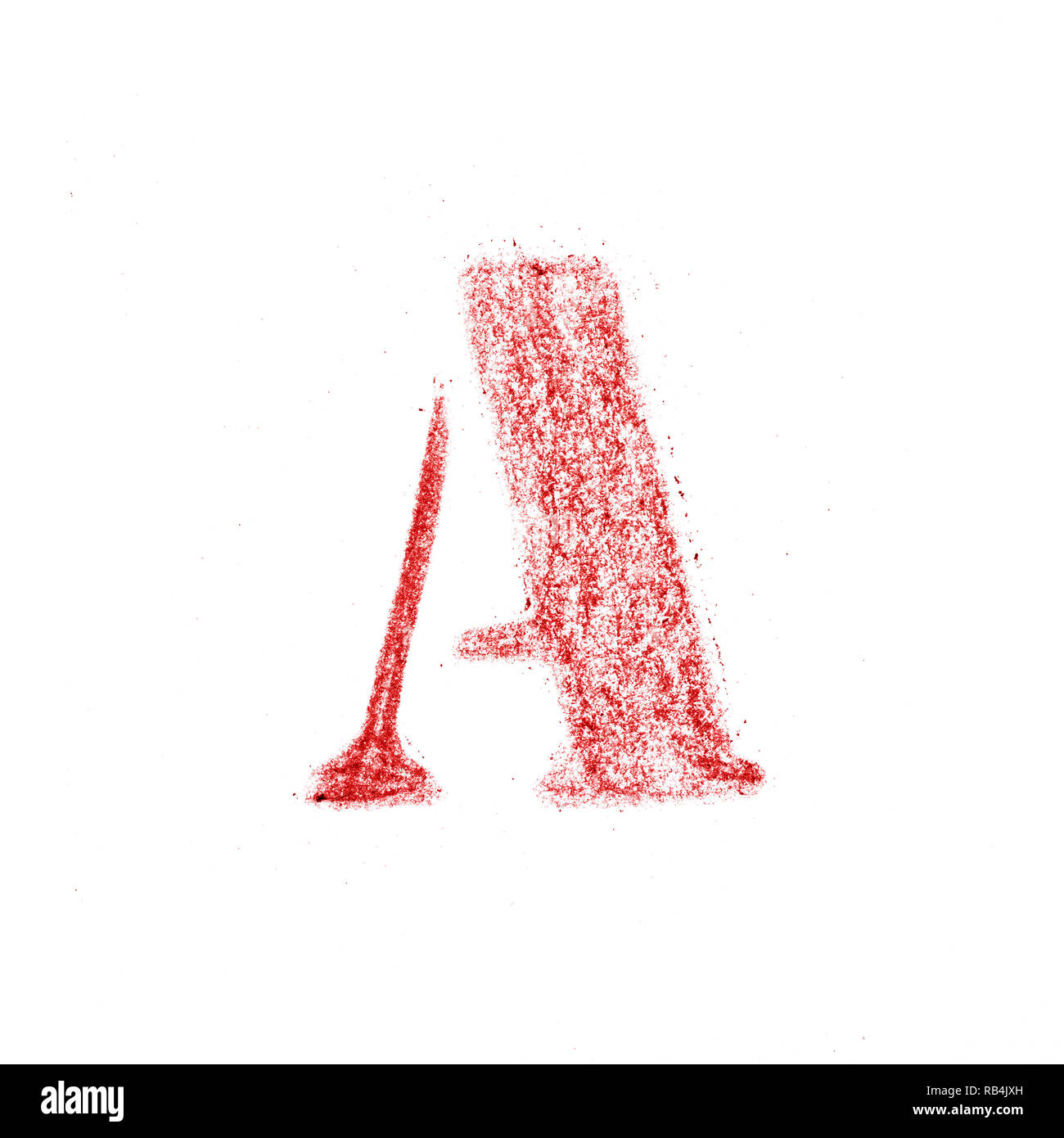 English alphabet ,Hand drawn by color pencil Stock Photo - Alamy