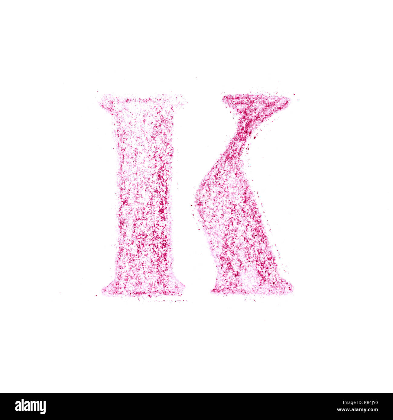 English alphabet ,Hand drawn by color pencil Stock Photo - Alamy