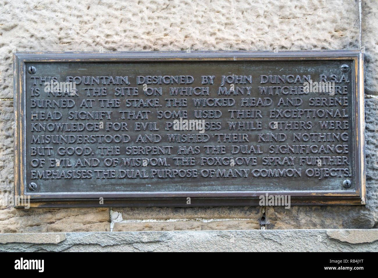 Cast iron plaque hi-res stock photography and images - Alamy