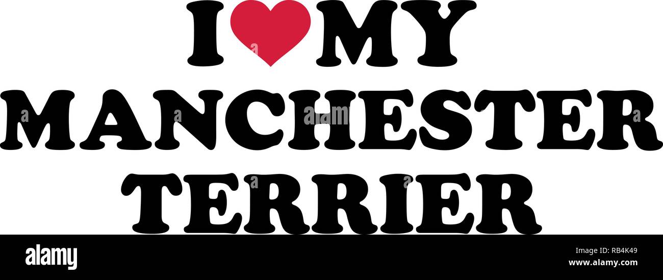 We love manchester Stock Vector Images - Alamy