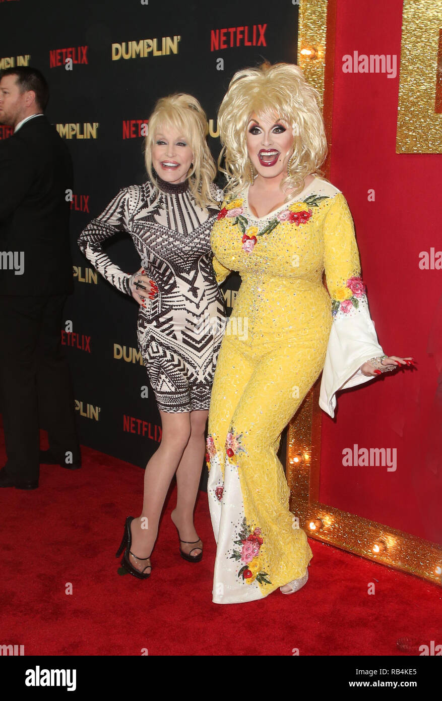 Premiere Of Netflix's "Dumplin'" Featuring: Dolly Parton, Guest, Jason ...