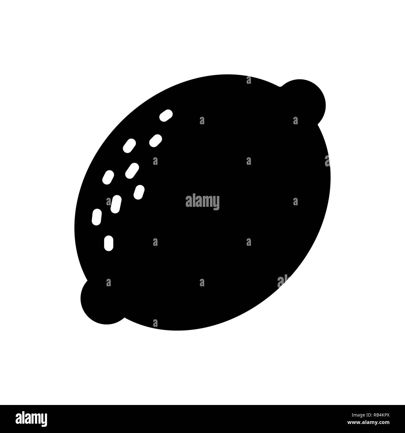 Lemon icon simple flat vector illustration Stock Vector Image & Art - Alamy