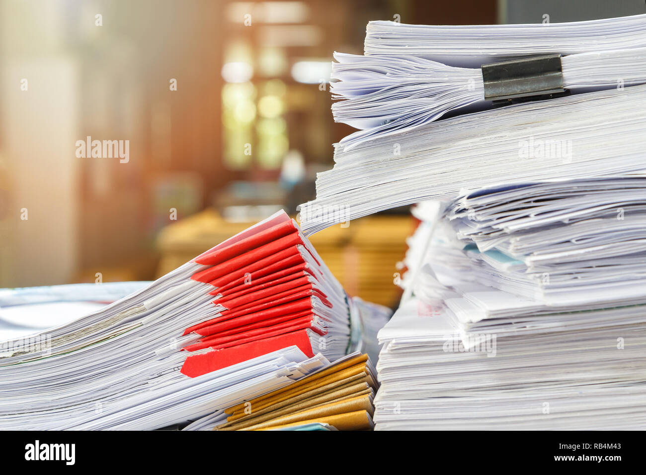 Paperwork Desk Messy High Resolution Stock Photography and Images - Alamy