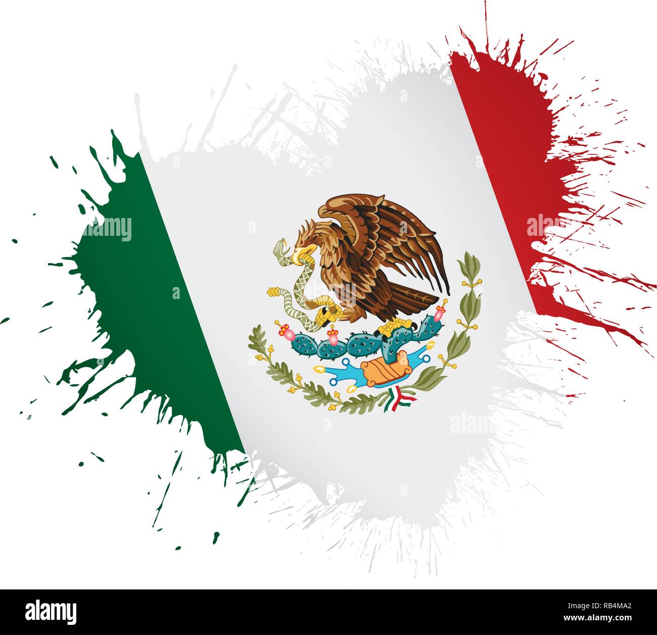 Mexican Flag Vector