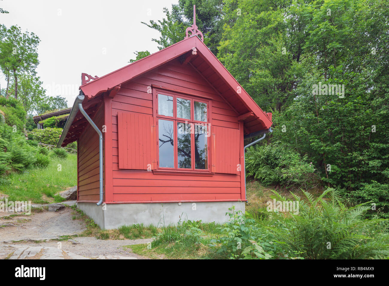 Edvard grieg house hi-res stock photography and images - Alamy