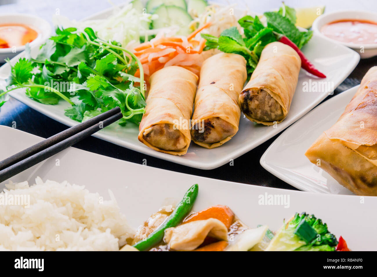 Vietnam family eating together hi-res stock photography and images - Alamy