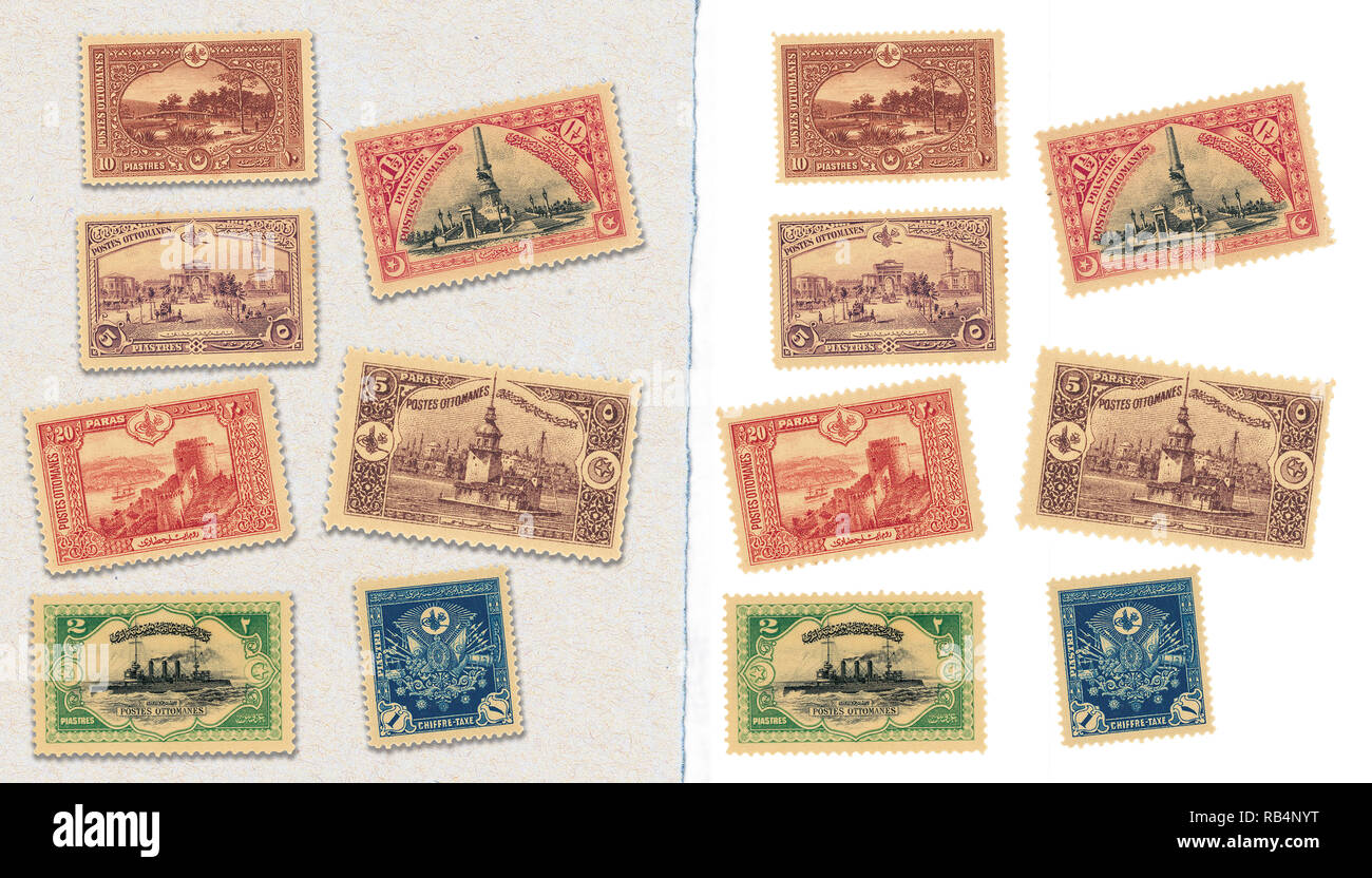 Old stamps hi-res stock photography and images - Alamy