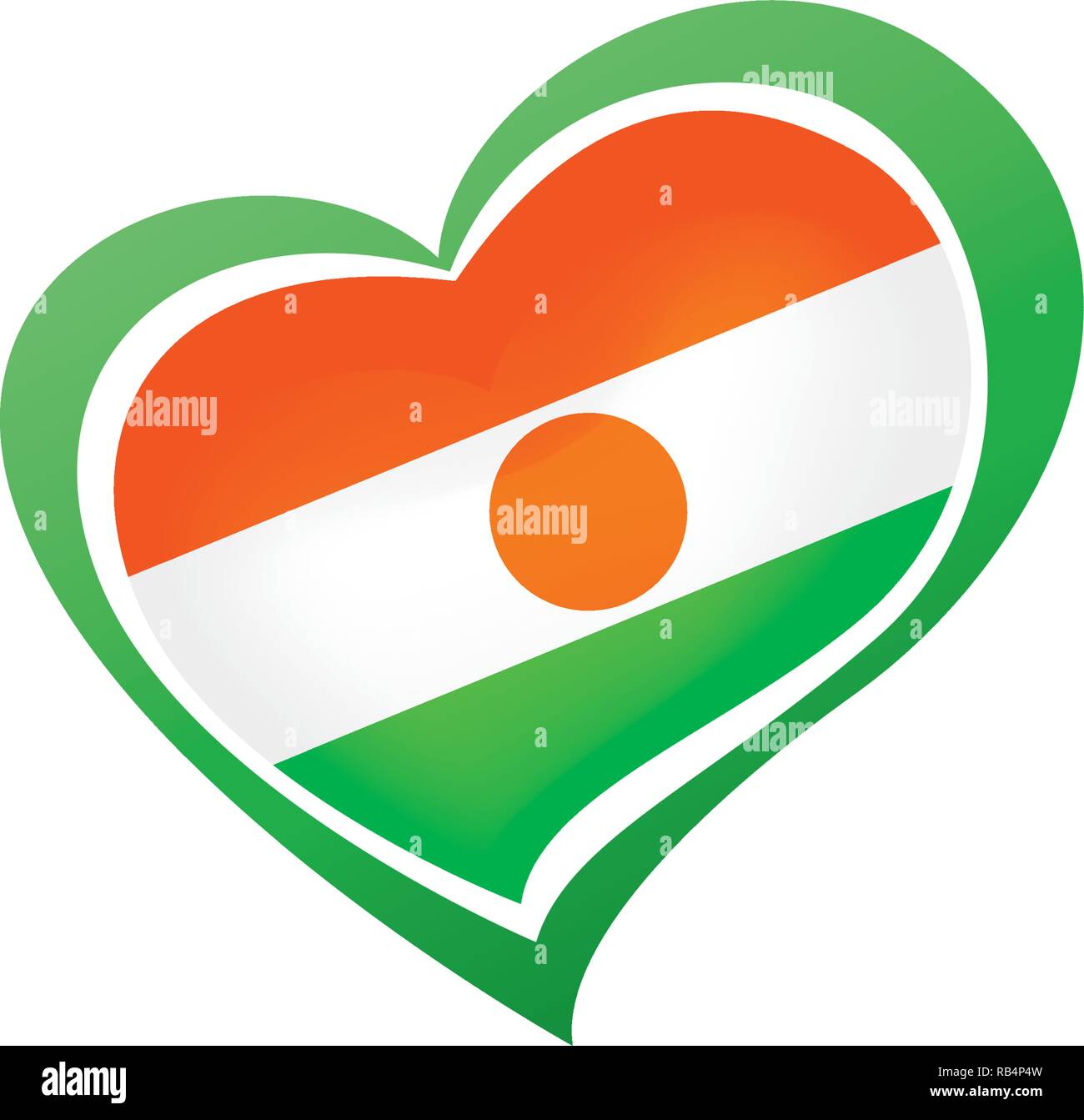 Niger flag, vector illustration on a white background Stock Vector ...