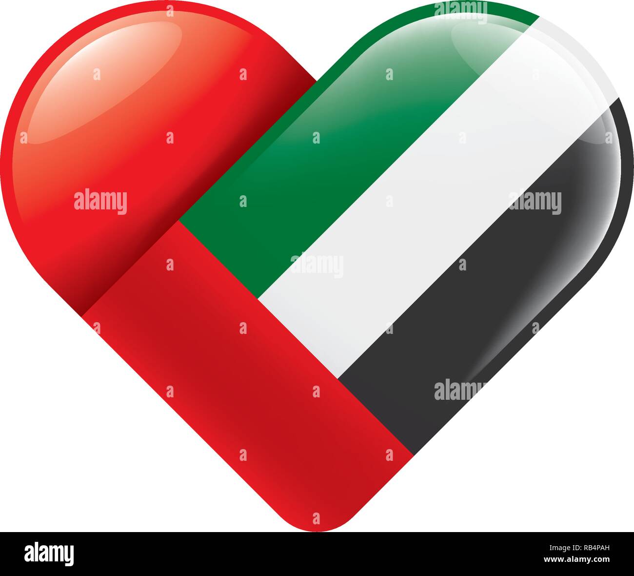 3d uae flag Stock Vector Images - Alamy