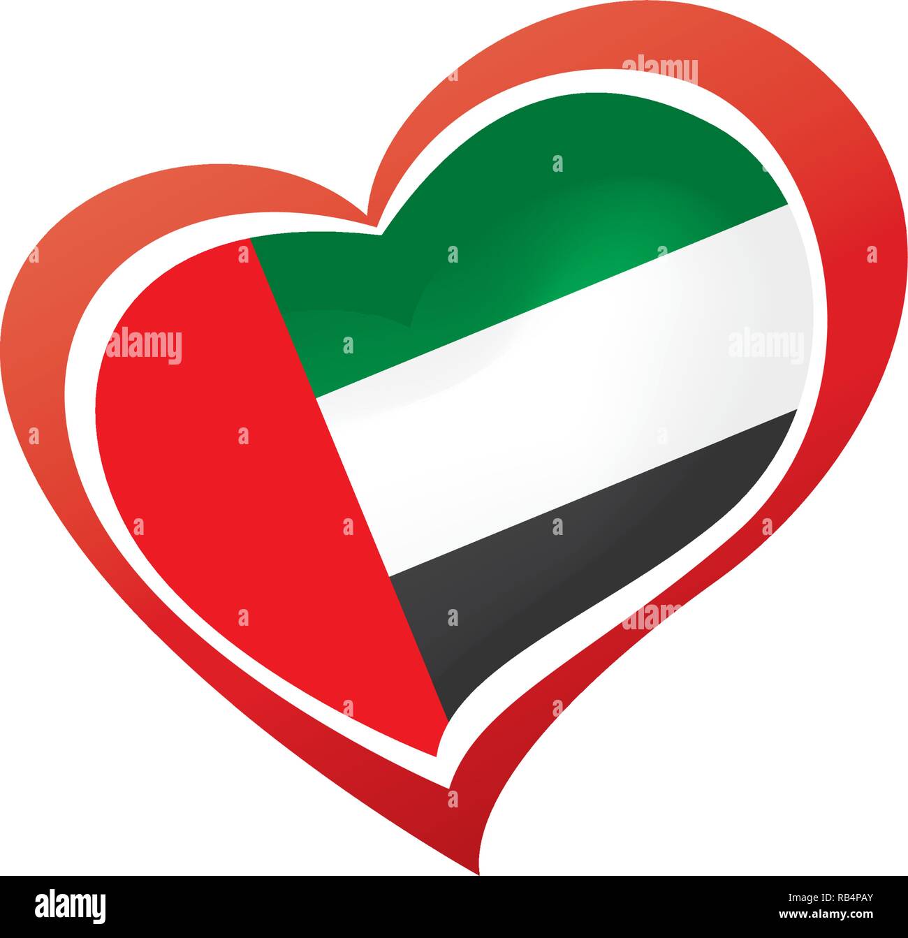 3d uae flag Stock Vector Images - Alamy