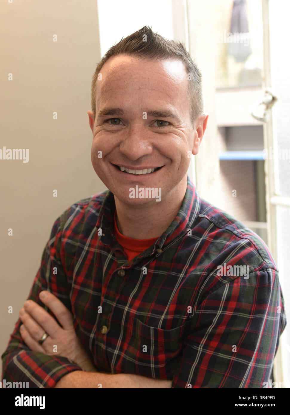 Alex Winters poses for portraits following the announcement that he is ...