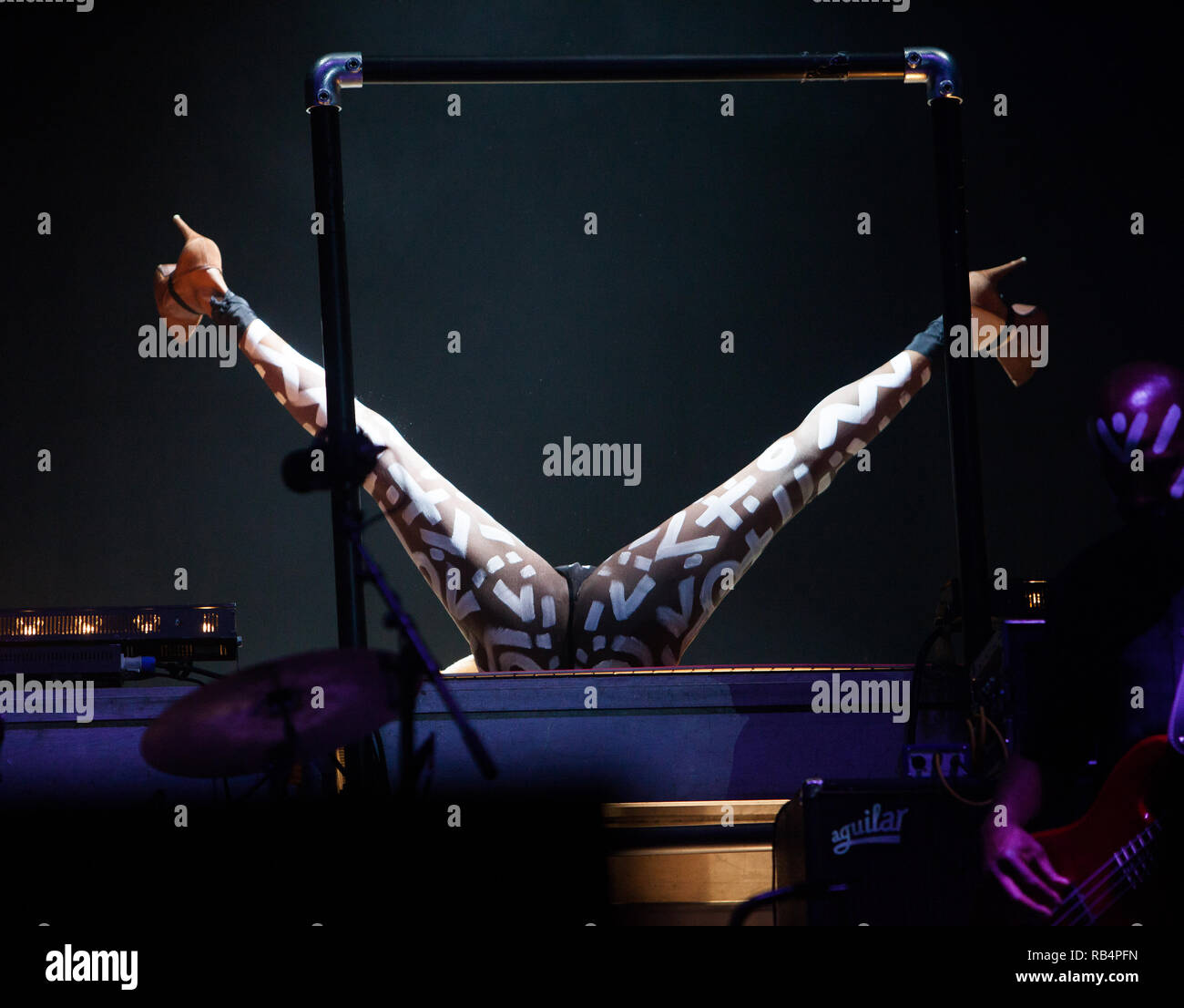 Grace Jones, the Jamaican singer, songwriter, actress and model ...